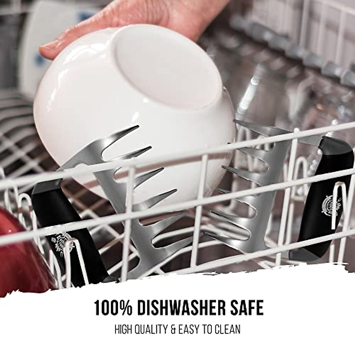 Grillheads Supply Co - Ultimate Metal Meat Claws, Heavy-Duty Grilling Meat Claws for Barbeque and Grill, Made of Heat Resistant and Easy to Clean Stainless Steel, Set of 2 Shredders