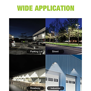 YXL 90 Degree Wall Mount Bracket with 2-3/8in OD Tenon, Wall Mount L Shape Bracket for LED Street Lights Parking Lot Lights Street Lights Shoebox Area Lights, Heavy Duty Steel, Dark Bronze, 2 Pack