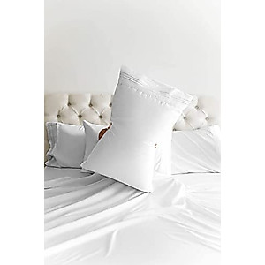 King Size Sheet Set - 6 Piece Set - Hotel Luxury Bed Sheets - Extra Soft - Deep Pockets - Easy Fit - Breathable & Cooling Sheets - Wrinkle Free - Comfy - White Bed Sheets - Kings Sheets -6 PC
