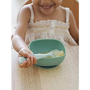 Beaba Silicone Suction Baby Bowl - Silicone Bowl, Toddler Bowls, Baby Bowls First Stage, Baby Necessities, Baby Essentials, Toddler Baby Feeding, Sage