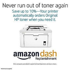 HP LaserJet Pro M203dw Wireless Monochrome Printer with built-in Ethernet & 2-sided printing, works with Alexa (G3Q47A)