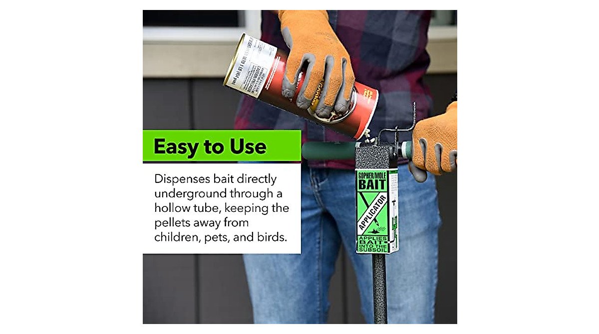 Yard Butler Gopher Bait Applicator - Safe Pest Control Tool