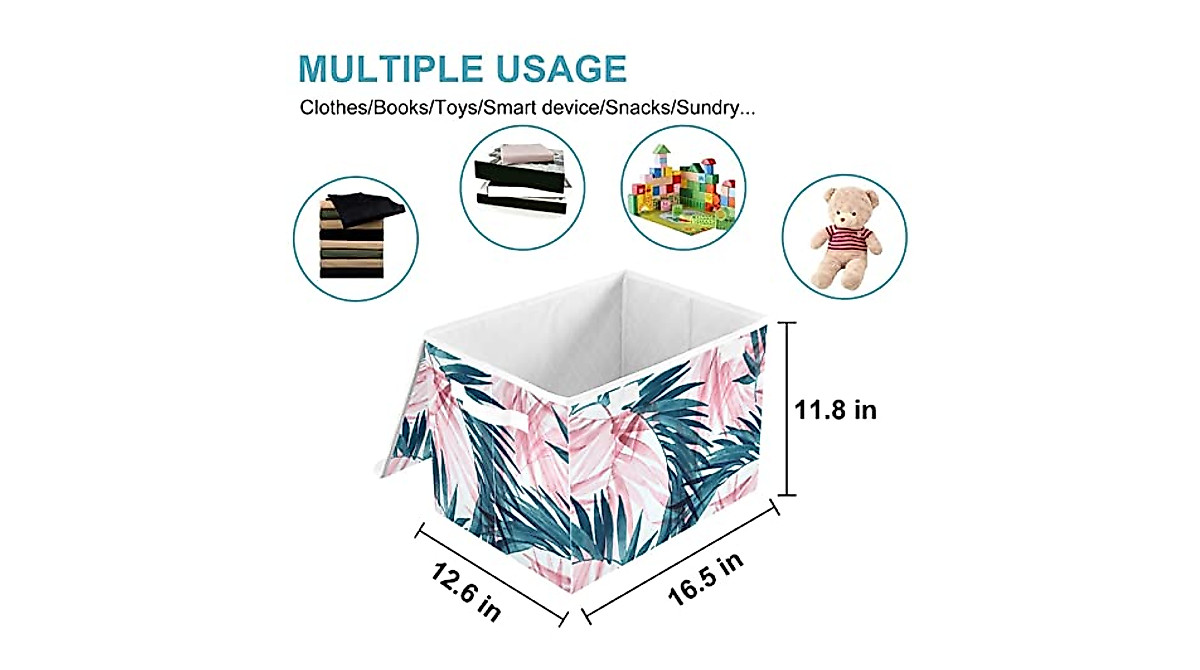 CaTaKu Tropical Storage Bins - Organize with Style