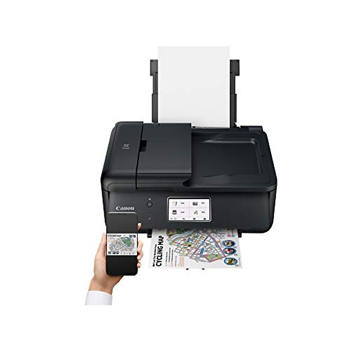 Canon TR8620a All-in-One Printer Home Office | Copier |Scanner| Fax |Auto Document Feeder | Photo and Document | Airprint (R) and Android, Black