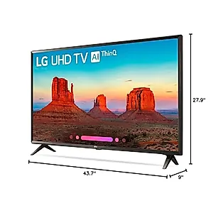 LG Electronics 49UK6300PUE 49-Inch 4K Ultra HD Smart LED TV (2018 Model)
