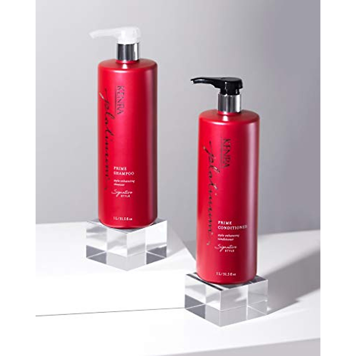 Kenra Platinum Prime Shampoo | Style Enhancing | All Hair Types | 31.5 fl. Oz