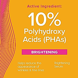 True+Real Vitamin C Serum for Face, Neck, Eyes – Premium Anti-Aging Serum, Reduce Wrinkles, Fine Lines, Dark Spots, Hydrating and Brightening, 10% PHAs - 1 Fl oz