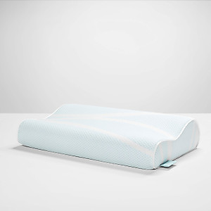 TEMPUR-Adapt (Supreme) 3" Memory Foam Mattress Topper, Queen,White & Breeze,Cooling,Neck,Pillow,Medium,Firm