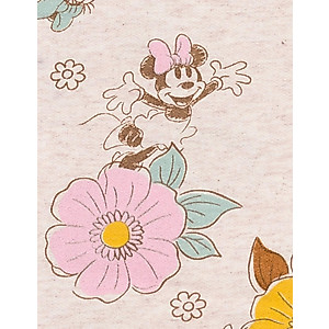 Disney Minnie Mouse Toddler Girls Fleece Pullover Hoodie and Pants Outfit Set Green/White 3T