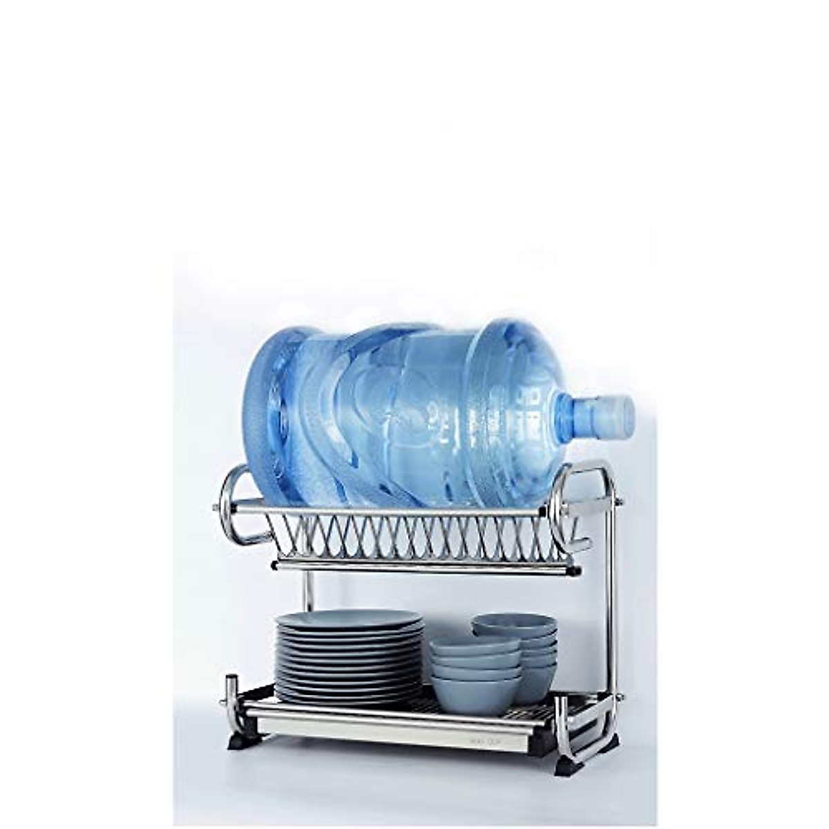 SDGH Dish Rack Stainless Steel Dish Rack Dish Rack Drain Rack Kitchen Storage Rack Tableware Rack Kitchen Rack Wall (Size : 47CM)