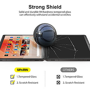 SPARIN 2 Pack Screen Protector for Amazon Fire HD 10 Tablet (2023/2021-13th/11th Generation) 10.1 Inch, 9H Hardness Tempered Glass for Fire 10/Fire HD 10 Plus/Fire HD 10 Kids/Kids Pro Tablet 2021