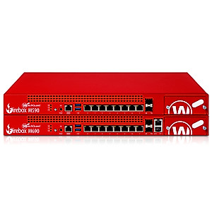 Watchguard Firebox M590 High Availibility Enterprise-Grade Network Security Appliance with 1 Year Standard Support License - - Advanced Firewall, VPN, Intrusion Prevention (WGM59001601)