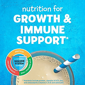 PediaSure Grow & Gain with Fiber, 3g Fiber to Support a Healthy Digestive System, Nutrients for Immune Support, Kids Nutritional Shake, DHA Omega-3, Non-GMO, Chocolate, 7.4 fl oz (Pack of 24)