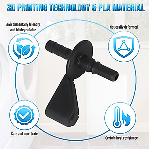 Motorparty Pump Hose Connector for Friedrich Dehumidifier D70BPA D50BP D50BPA, Replacement for 67904104, 3D Printed & PLA Material