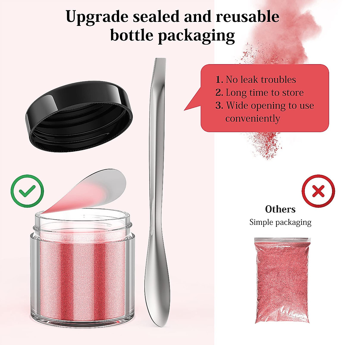 Mica Powder for Epoxy Resin - 30 Colors Pigment Powder Resin Dye, Natural Cosmetic Grade Glitter Colorant Pearlescent Powder for Paint, Soap Making, Nail Polish, Candle Making, Bath Bombs, Slime, 5g