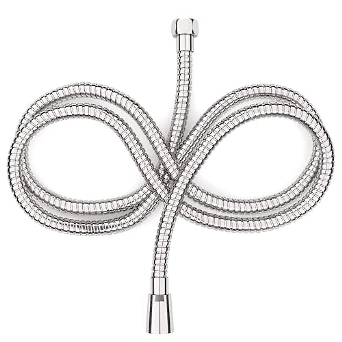 ALL METAL Shower Hose Attachment for Shower Head – CHROME - Extra Long - 72 Inch Handheld – Universal Shower Hose Replacement Part for Hand Held - Shower Head Hose