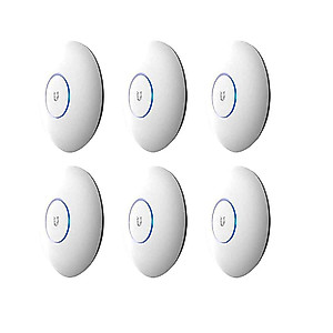 Ubiquiti Networks 6 Pack UAP-AC-PRO UniFi Access Point Enterprise Wi-Fi System