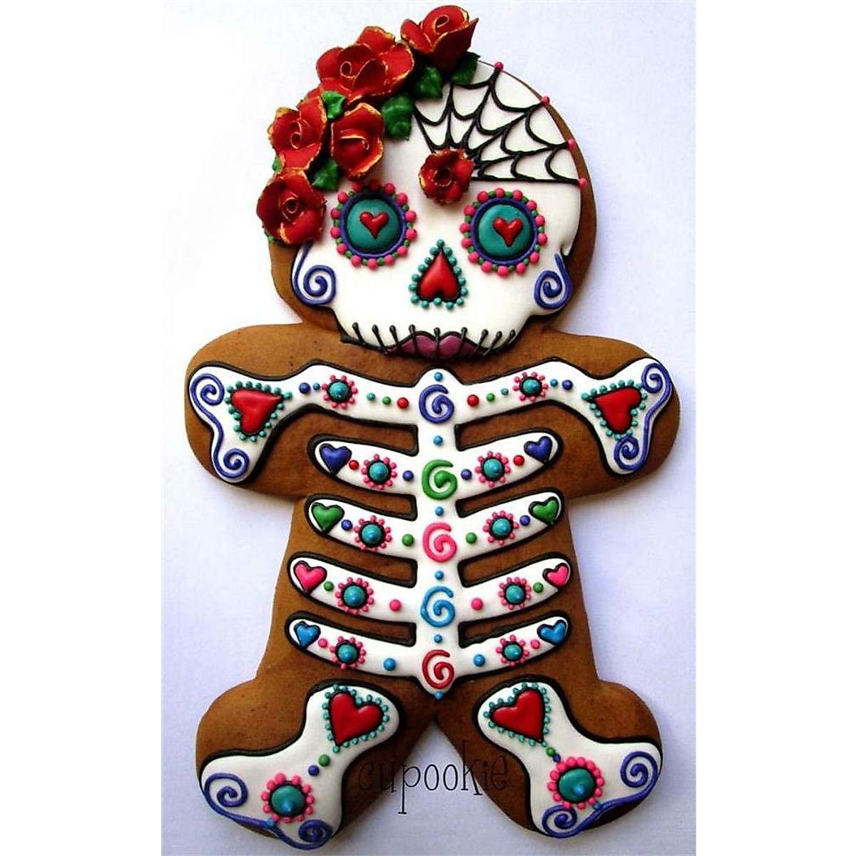 KAISHANE Halloween Skull Gingerbread Men Cookie Cutters Fondant Biscuit Pastry Cutter