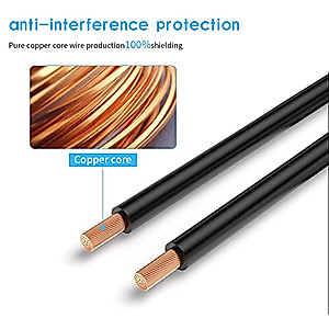 EKYLIN 32FT 10M Car Video 4-Pin Aviation Extension Cable for CCTV Rearview Camera Truck Trailer Camper Bus Vehicle Backup Monitor System Waterproof Shockproof