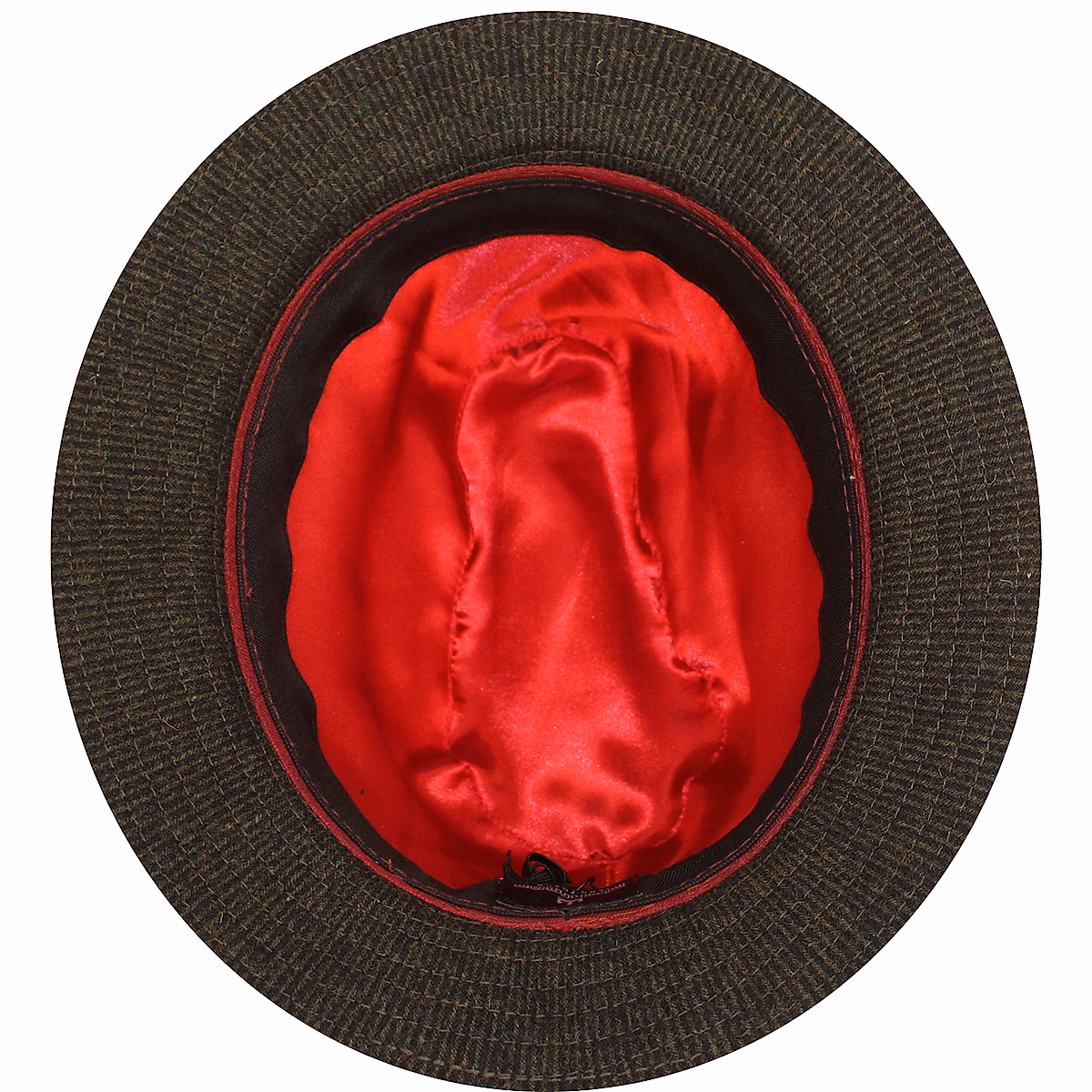 RICHMAN BROTHERS Wool Fedora Irish Walking Hat (OLIVE-F5117, Large-X-Large)