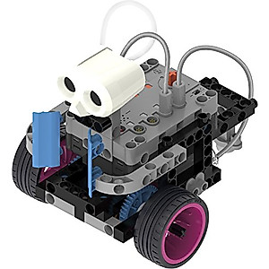 Thames & Kosmos Robotics Workshop Model Building & Science Experiment Kit | Build & Program 10 Robots with Ultrasonic Sensors | Program & Control with App for iOS & Android