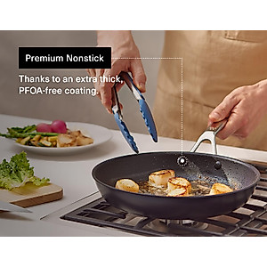 Misen Premium Nonstick Frying Pan 10 Inch - Premium Non Stick Pan - Non Stick Skillet for Meat, Vegetables, Eggs, and More - Tough, Long Lasting, Non Stick Coating for Easy Cooking and Quick Clean Up