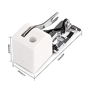 ONEVER Side Cutter Sewing Machine Presser Foot Feet Attachment Accessory for All Low Shank Singer Janome Brother, Overlock Machine Presser Foot