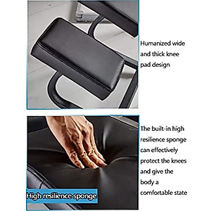 LoMSA Ergonomic Design Kneeling Chair, Posture Corrective Kneeling Chair for Office & Home with Backrest/Back Support,Gray