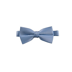 Tuxgear Boys Adjustable Ring Bearer Bow Tie Wedding Prom Colors, Light Blue, Boys (Light Blue, Boys)