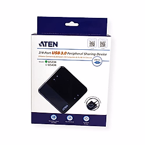 ATEN US234 hub 4 Ports USB 3.1 Gen1 partagés sur 2 PC/Mac
