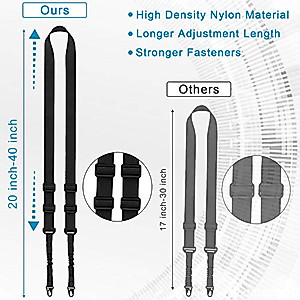 Bontok Sling Swiels Mount Set, 1.25 Inch Sling Mount Mloc Attachments Set (Black)
