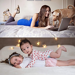 ACEDÉCOR Sheet Straps, Fitted Sheet Clips Under Mattress Keeping Sheets in Place, Bed Sheet Holder Straps for Twin, Full, Queen, King(White)