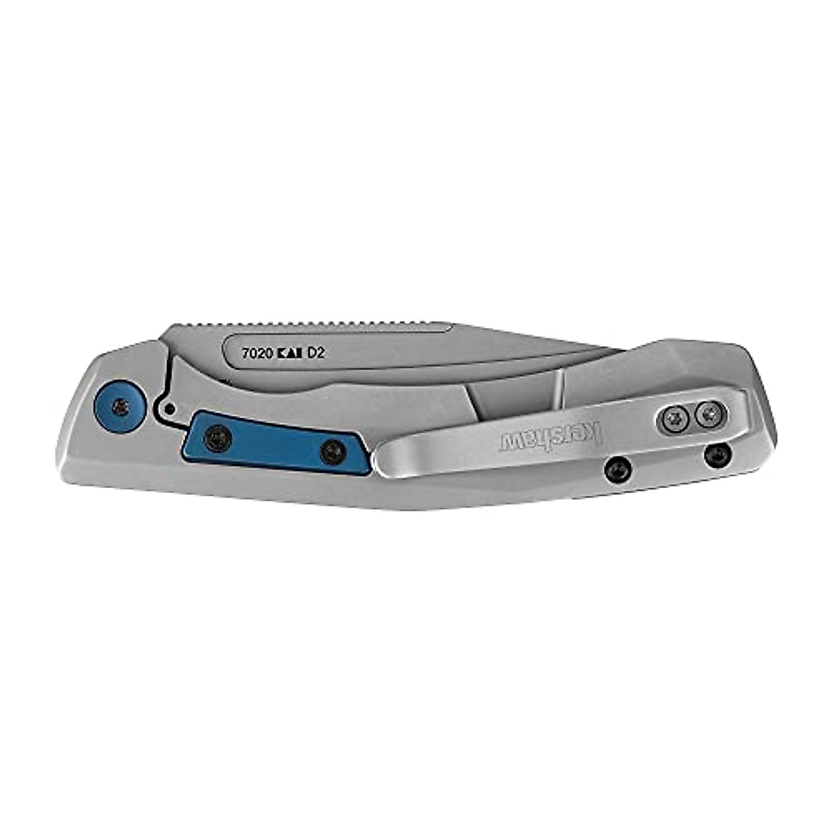 Kershaw Highball XL Clip Point Pocket Knife, 3.3-in. Blade, Manual KVT Ball Bearings Opening, Frame Lock (7020),Gray