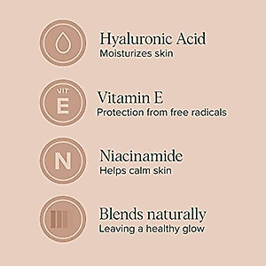 DRMTLGY Tinted Moisturizer with SPF 46. Universal Tint. All-In-One Face Sunscreen and Foundation with Broad Spectrum Protection Against UVA and UVB Rays. 1.7 oz