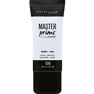 Maybelline Face Studio Master Prime Face Primer Makeup Base, Blur + Smooth, 1 Count