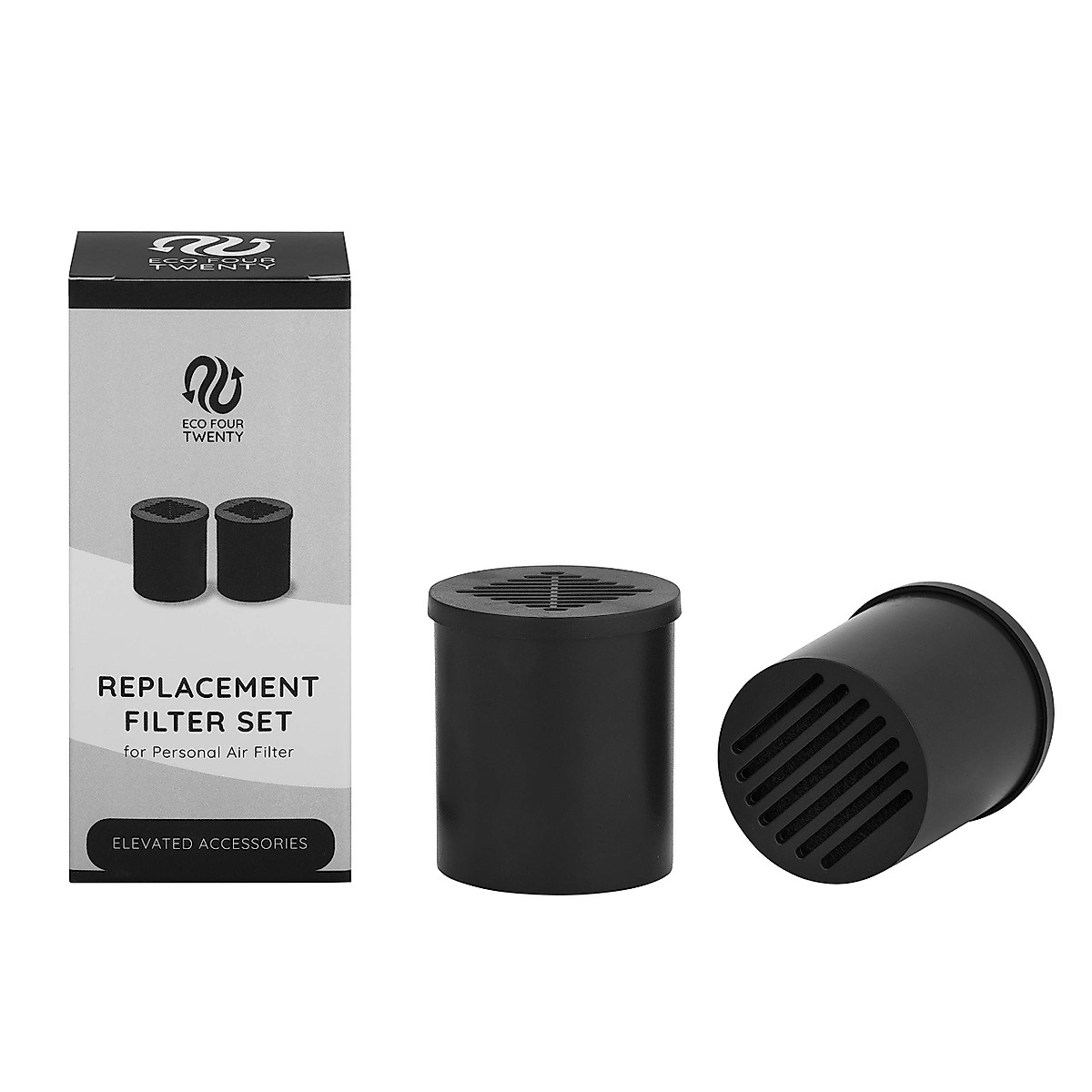 Set of 2 Replacement Filters For Eco Four Twenty Personal Air Filter