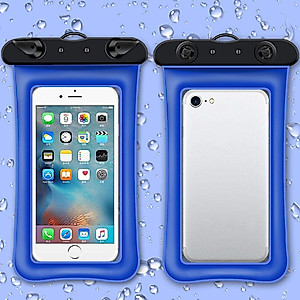 NUZYZ Universal Waterproof Pouch,Cellphone Dry Bag Underwater Case,Compatible with iPhone 12 Mini/12/12 Pro, iPhone 11/11 Pro Max,X/Xs/Xr/Xs Max/8, Galaxy S20/S10/S9,Note 10 Purple