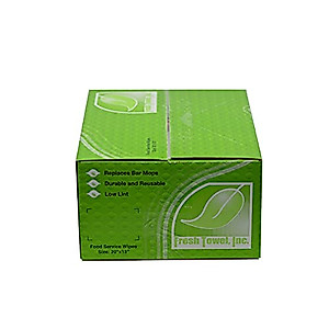 Fresh Towel Foodservice Reusable Paper Towels - 1/4 Fold, 13 x 20 inches - (1 Case of 200) All Purpose Cleaning Towels (Pink Solid)