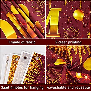Large Prom 2023 Banner Graduation Party Decorations Maroon Congrats Grad Yard Sign Banner Backdrop for High School College Graduation Party Supplies