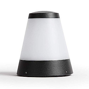 ZZYJYALG European Anti-Rust Aluminum Metal PC Post Lights Triangle Modern LED Grey Outdoor Waterproof Pillar Lights Landscape Lawn Garden Villa Home Lighting Column Lights