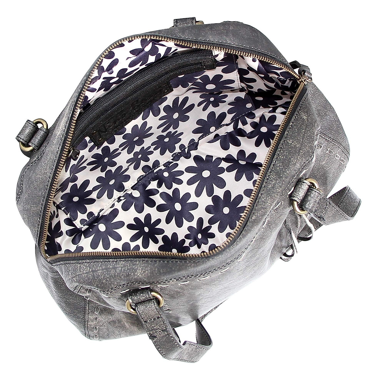 Yara Leather Bowler Bag (Burgundy)