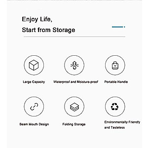 100L Clothes Storage Bag Large Capacity Organizer with Handle, Moisture Proof Linen Fabric Foldable Storage Bins for Comforters, Blankets, Pillows