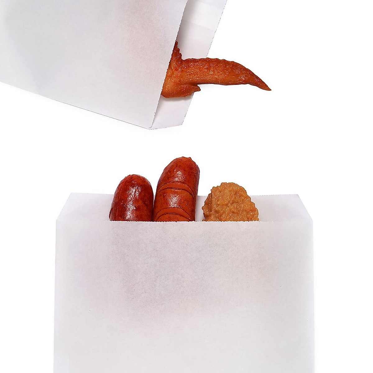 Flat Glassine Waxed Paper Treat Bags 4x6 Semi-Transparent for Bakery Cookies Candies Dessert Chocolate Party Favor, Pack of 100 by Quotidian (4'' x 6'')