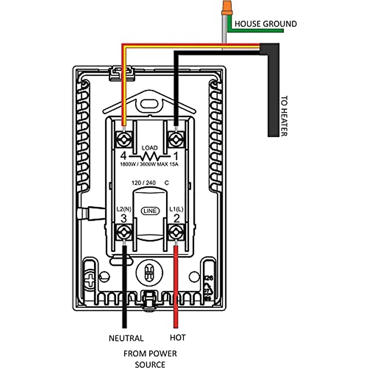 Touchscreen WiFi Programmable Floor Heating Thermostat FloorLace Flex (Thermostat, WiFi Programmable)