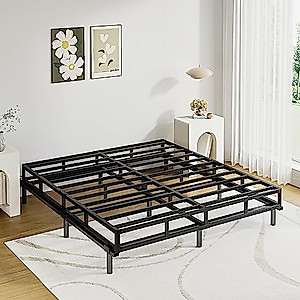 Sosain Full Box Spring 7 INCH High Profile Metal Heavy Duty Easy Assembly Sturdy Box Spring Mattress Foundation Extra-Strong Support No Noise Easy to Clean