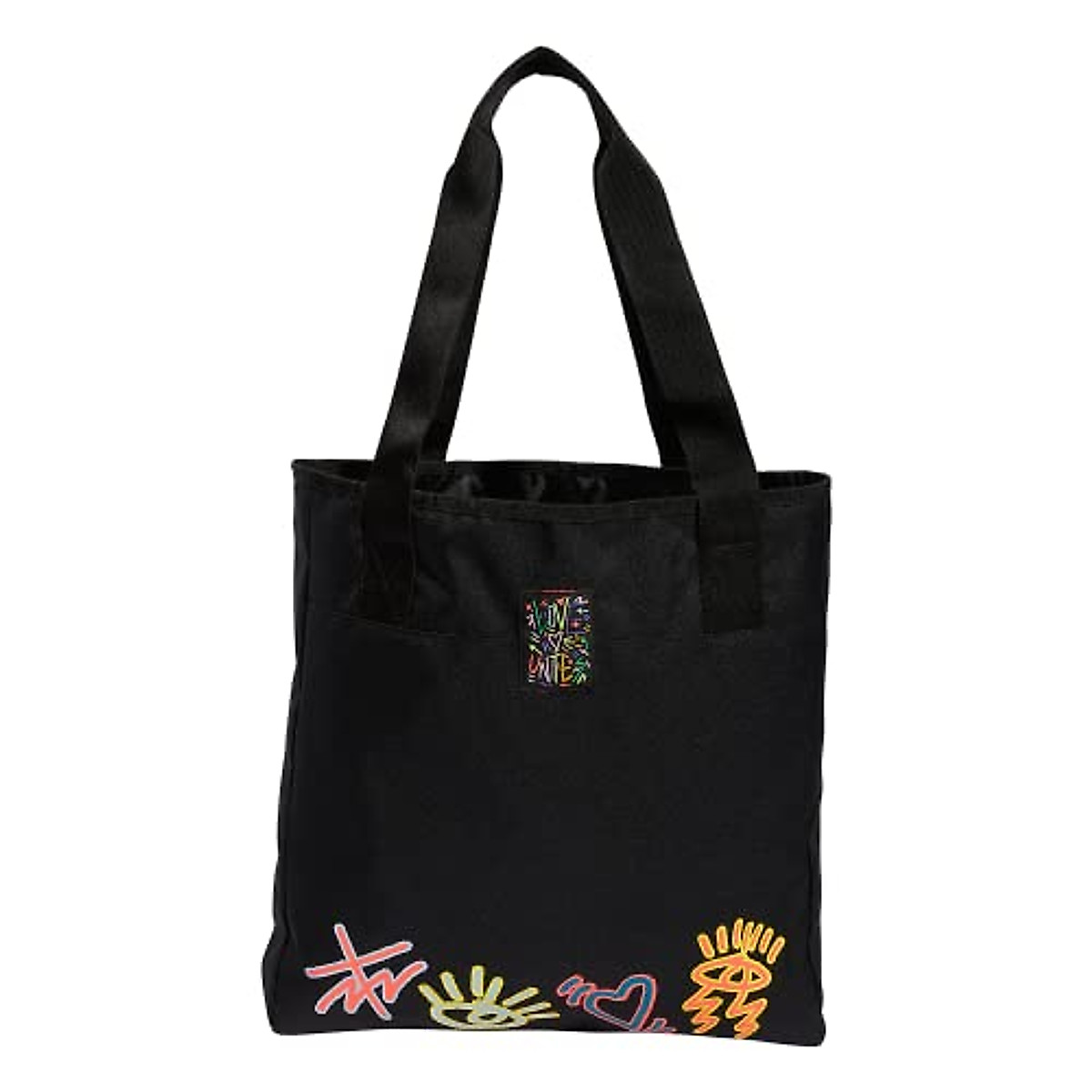 adidas Originals Simple Tote Bag, Black/Pride, One Size