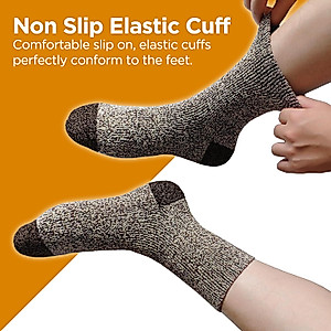 TSSPLUS 3-PAIRS Mens Winter Thermal Warm Heavy Duty Cotton Crew Work Boots Socks 9-13,Cold Weather Outdoor, Heat socks, Extreme warmer