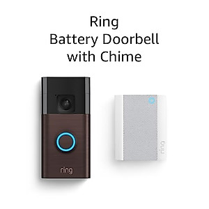 Ring Battery Doorbell with Ring Chime