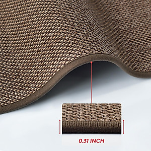 Artoid Mode Washable Kitchen Rugs and Mats Set of 2, Non Skid Rubber Absorbent Kitchen Floor Mats Front of Sink - 17x29 and 17x47 Inch