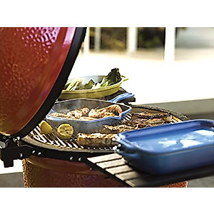 Le Creuset Enameled Cast-Iron 10-1/4-Inch Square Skillet Grill, Marseille